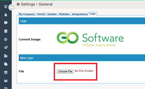 How to Upload the Logo for Your Company – Global Office Software