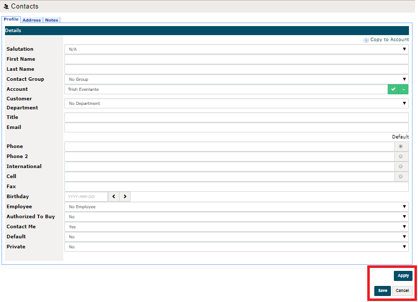 How to Create Multiple Contacts for a Customer – Global Office Software