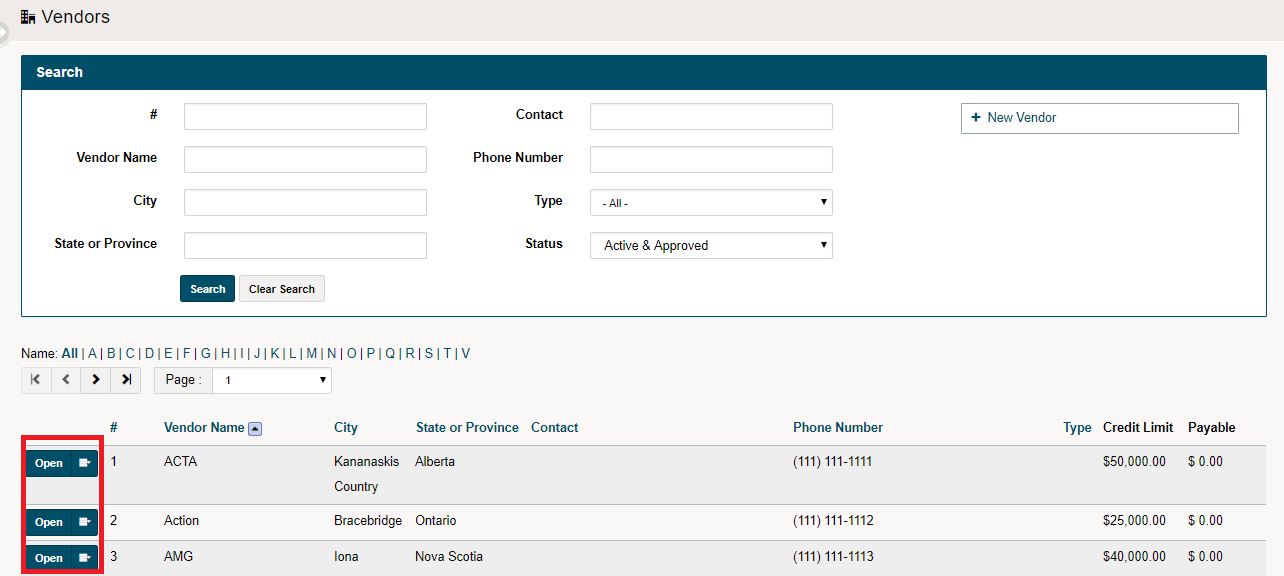 How to Add Contacts to a Vendor – Global Office Software