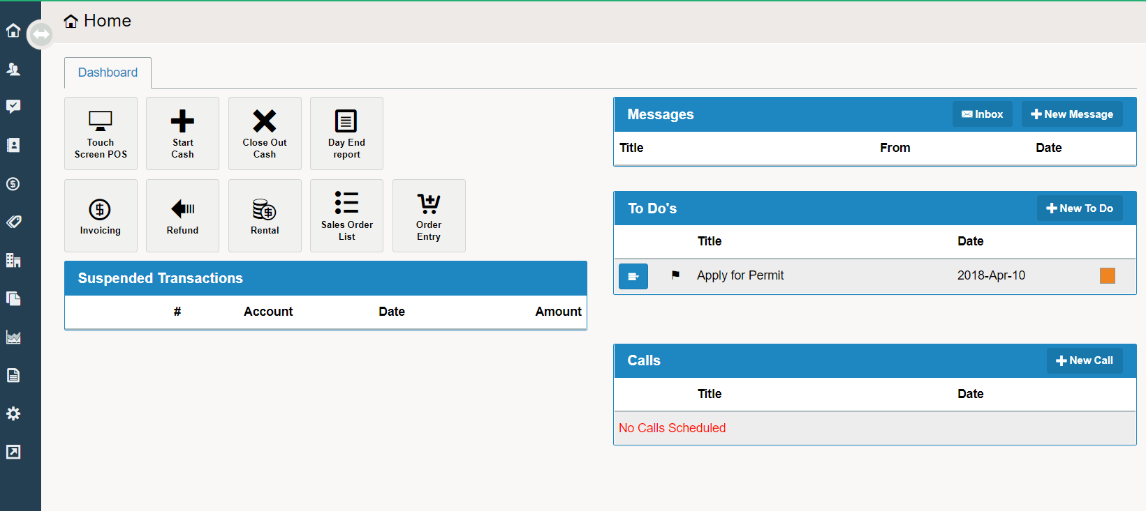 Dashboard Display – Global Office Software
