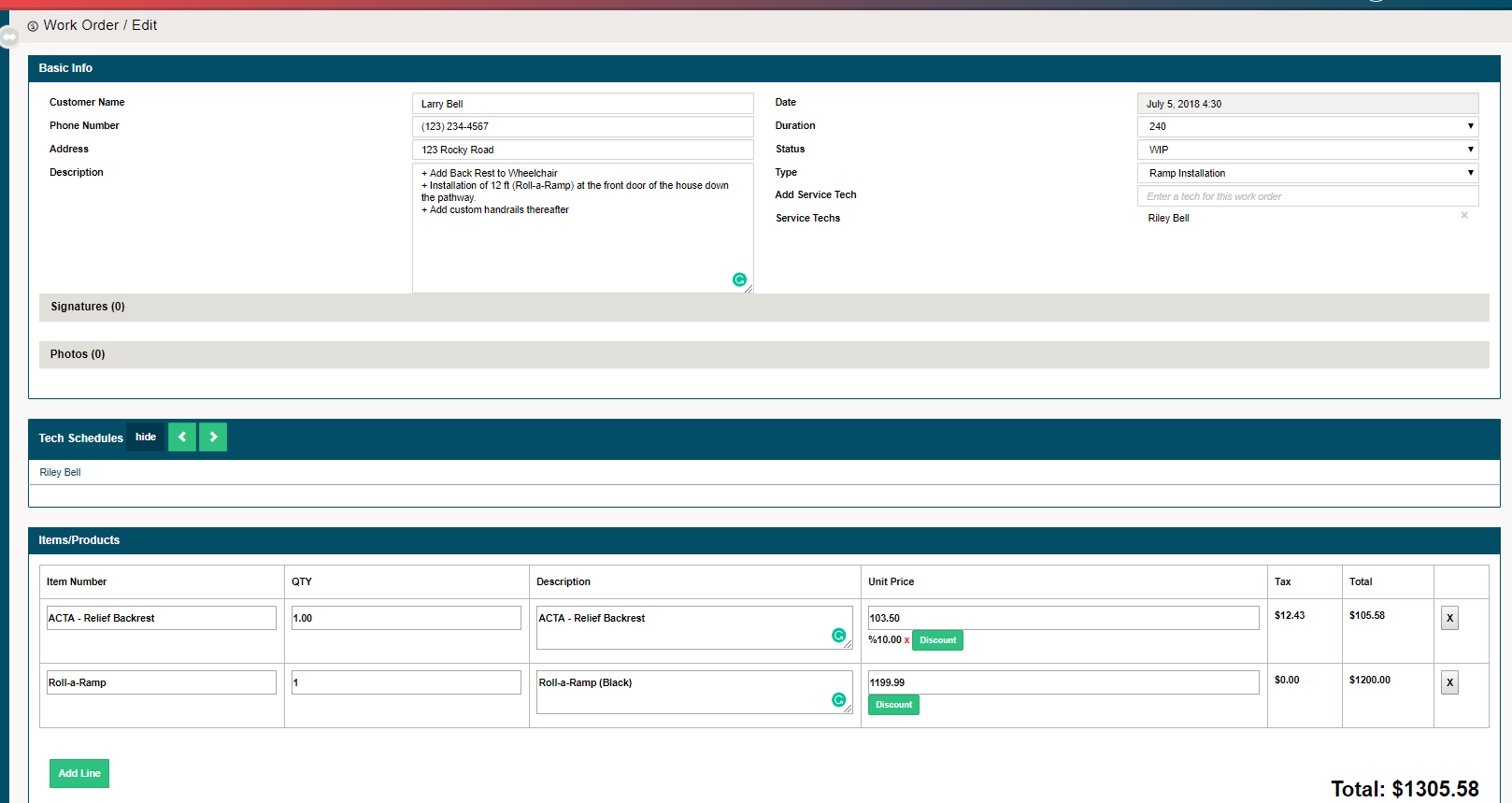 How to Create a New Work Order – Global Office Software