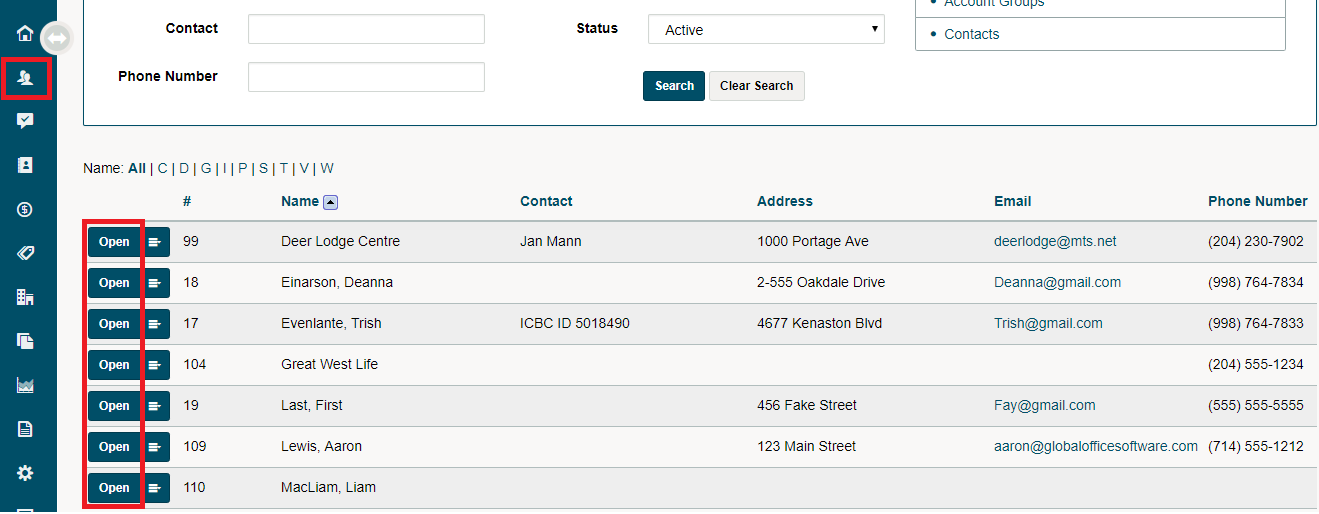 Customer History – Global Office Software