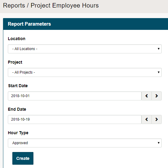 Time Management Reports – Global Office Software