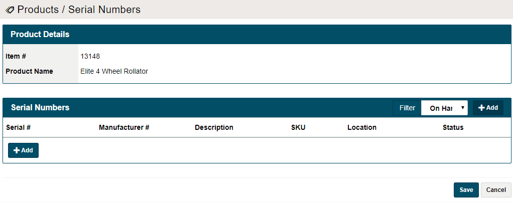 Create Serial Numbers for Rental Equipment – Global Office Software