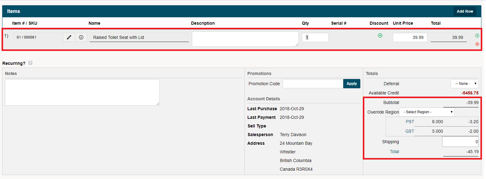 Refund: How to Refund a Customer – Global Office Software