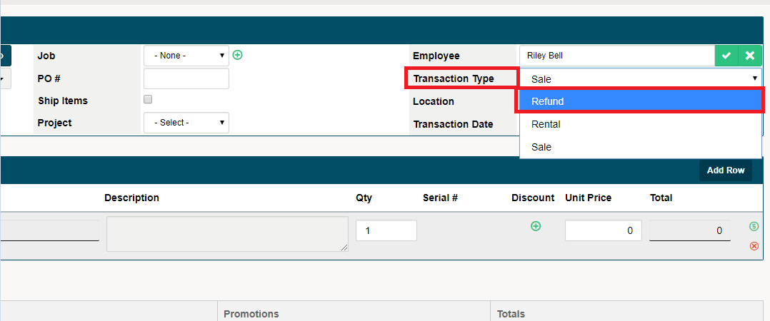 Refund: How to Refund a Customer – Global Office Software