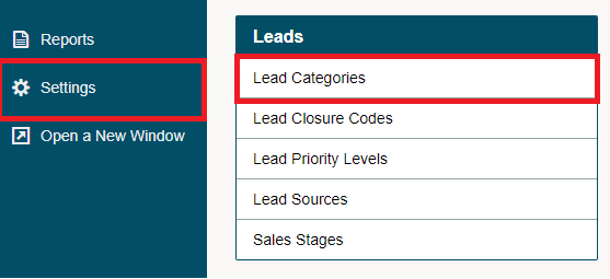 Lead Categories – Global Office Software