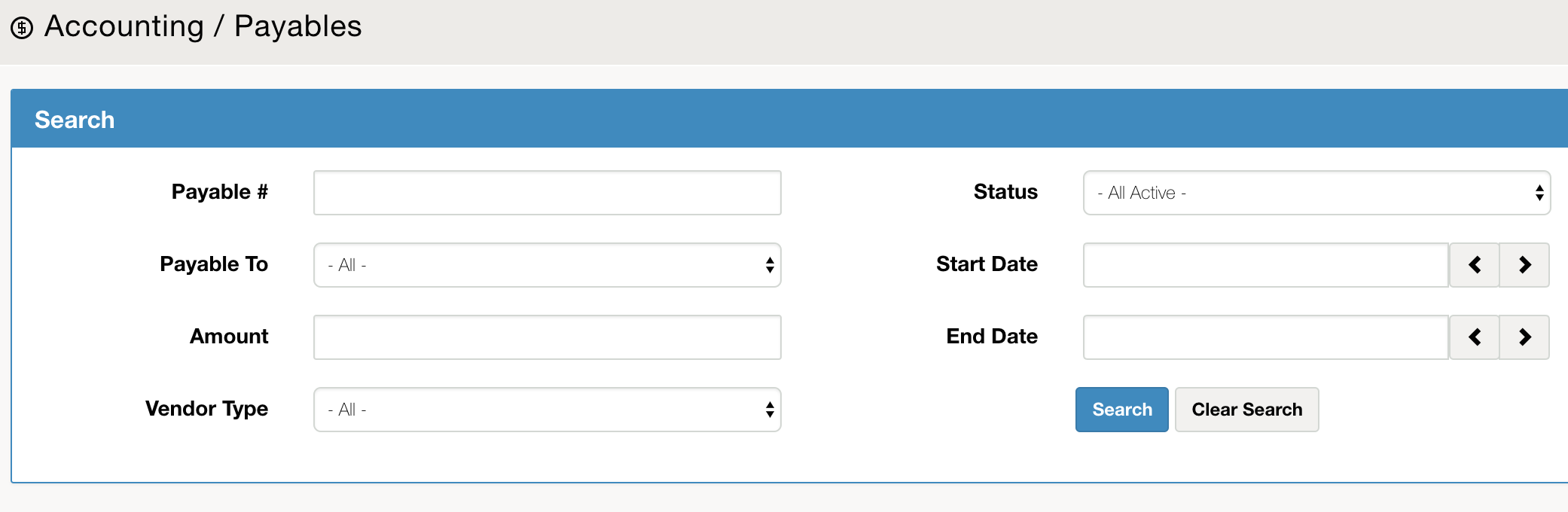 Payables - How to View a List of Payables – Global Office Software