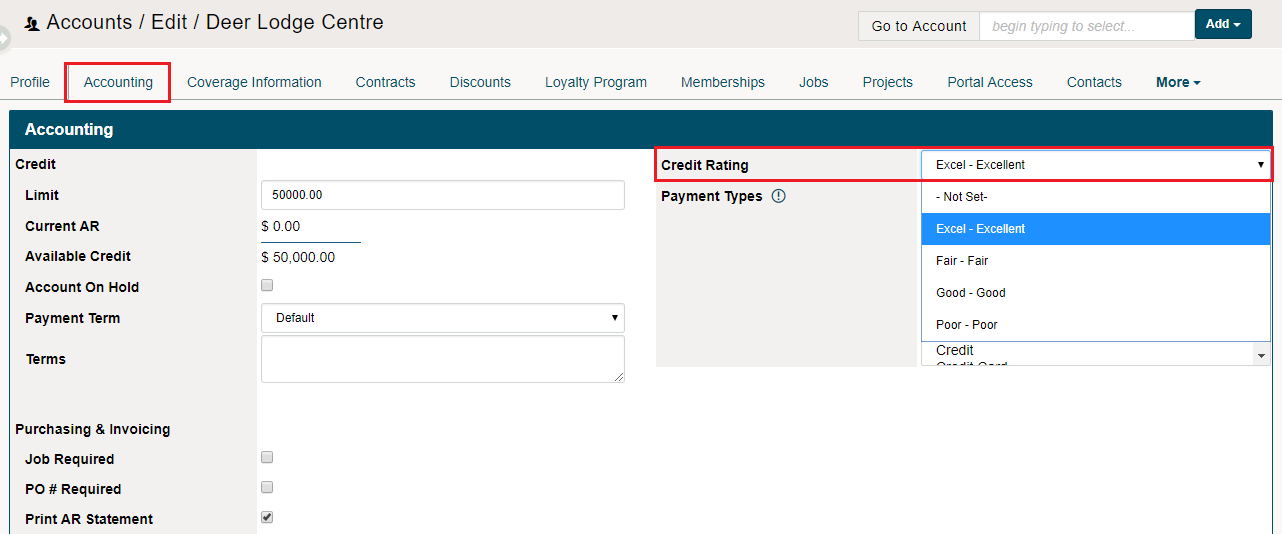Credit Rating – Global Office Software