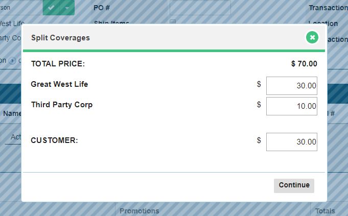 Split Billing – Global Office Software