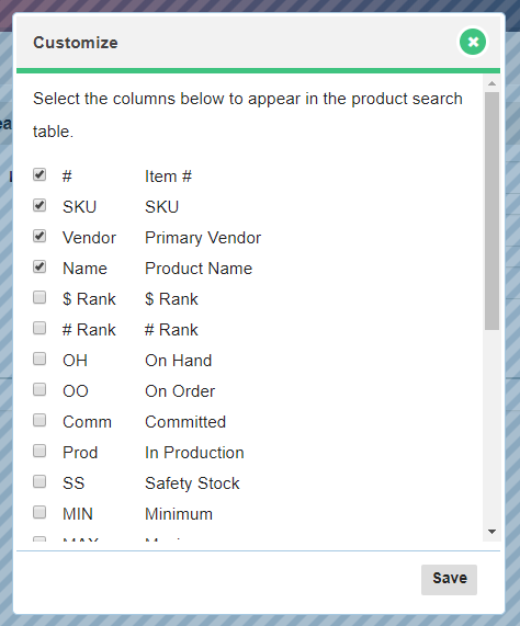 Reordering – Global Office Software