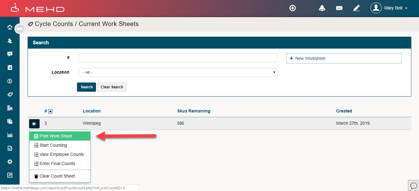 How to Complete a Cycle Count – Global Office Software